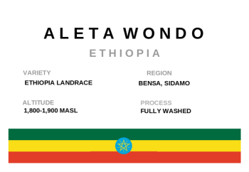 Ethiopia Sidama – Aleta Wondo - Plowshares Coffee Roasters
